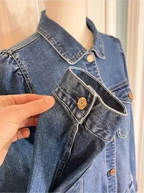 GAP | Jackets & Coats | Gap Dark Indigo Denim Chore Jacket Medium 4 ...